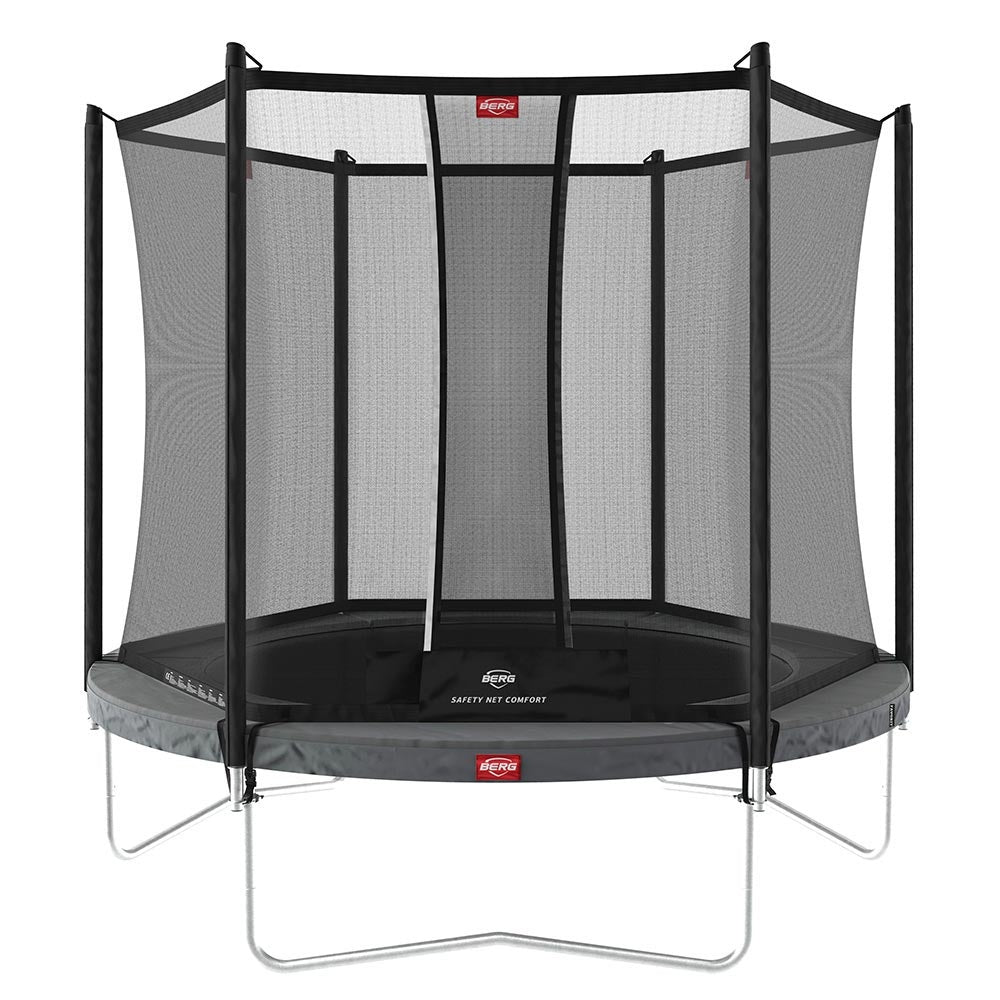 BERG FAVORIT Regular 330 Grey - BERG trampoline on display - FREE ...