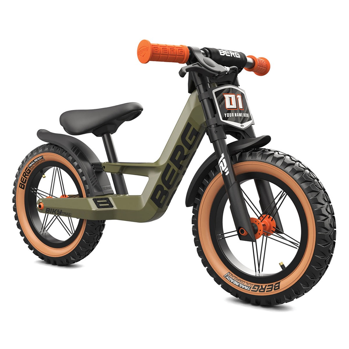 BERG Biky Trail green with handbrake - Balance Bike - Next day delivery ...